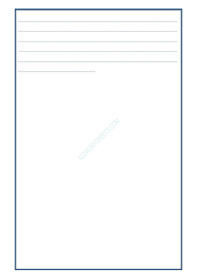 A2Zworksheets:Worksheet of Class-V-Picture Composition-03-Writing-English