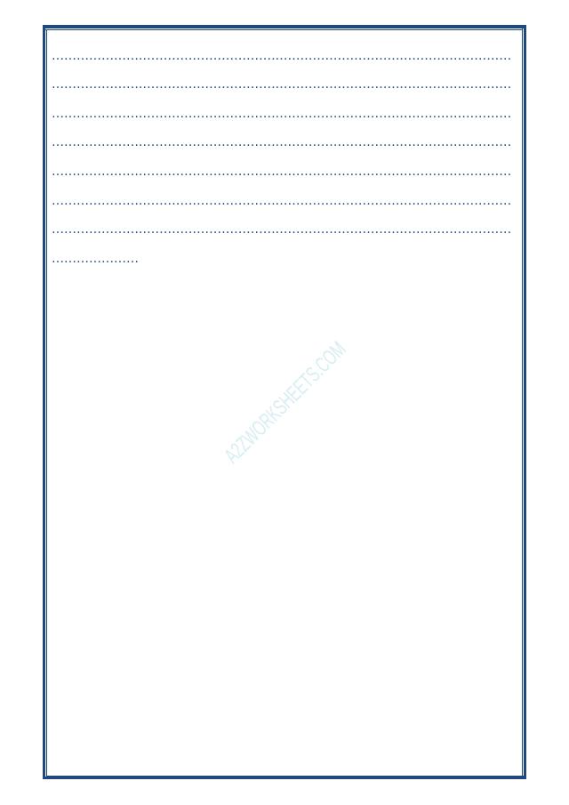 A2Zworksheets:Worksheet of Class-V-Picture Composition-08-Writing-English