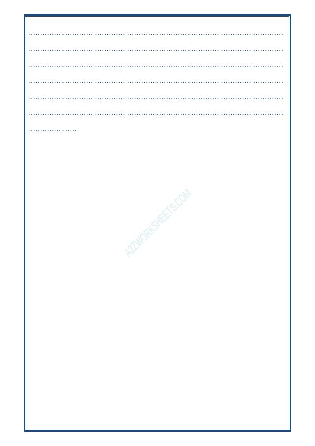 A2Zworksheets:Worksheet of Class-Vi-Picture Composition-05-Writing-English