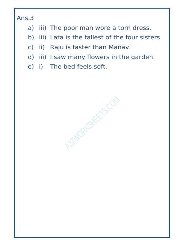A2Zworksheets:Worksheet of Class-Vi-English Adjectives Worksheet-08 ...