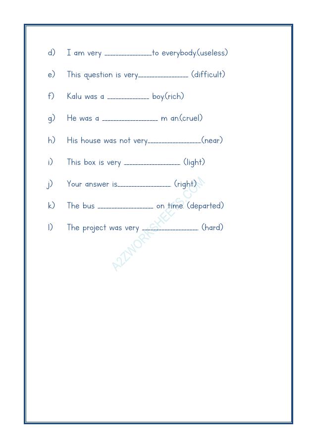 A2Zworksheets:Worksheet of Class-Vi-Antonyms-01-Grammar-English