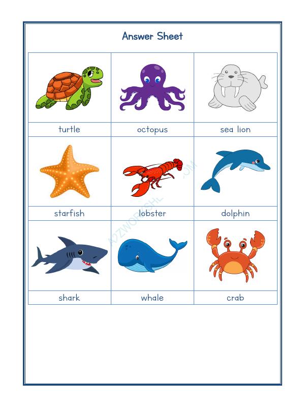 A2Zworksheets:Worksheet of Class-I-Animals Kingdom-09-Animals-Science