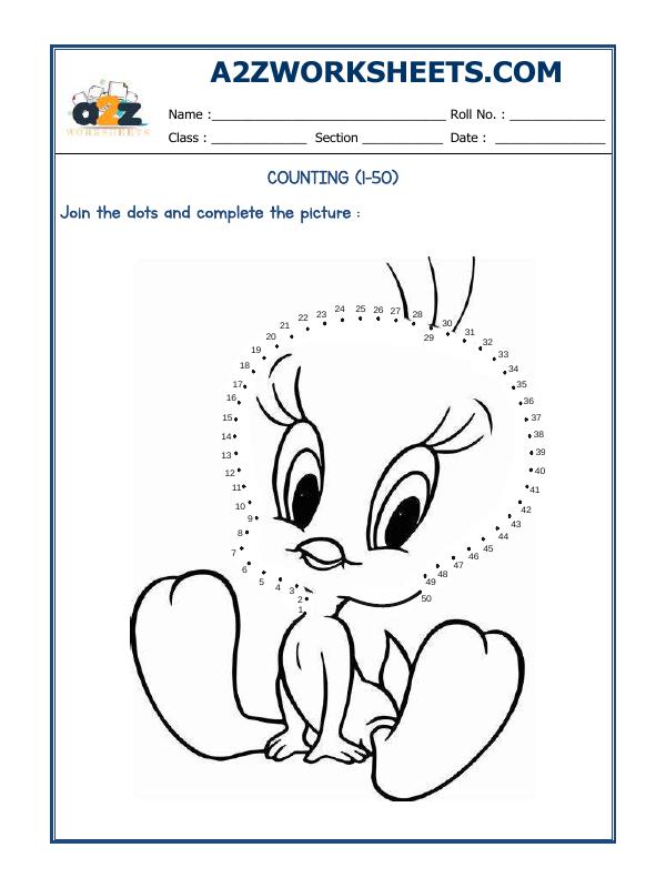 A2Zworksheets:Worksheet of Join The Dots And Complete The Picture-06 ...