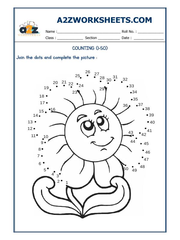 A2Zworksheets:Worksheet of Join The Dots And Complete The Picture-14 ...