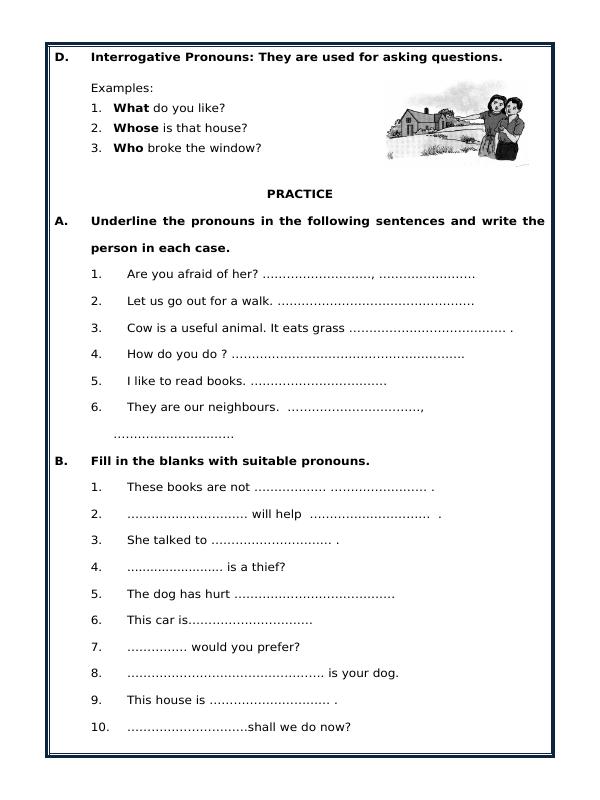 A2Zworksheets:Worksheet of Pronouns-03-Grammar-English