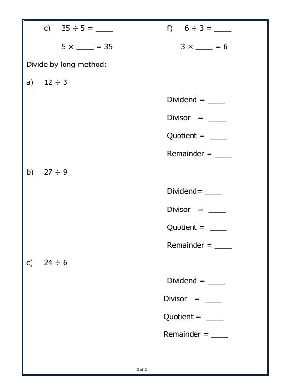 A2Zworksheets:Worksheet of Division-04-Division-Maths