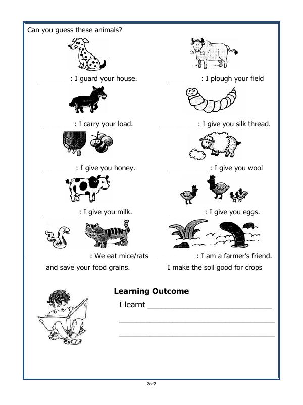 A2Zworksheets:Worksheet of Animals -03-Animals-Science