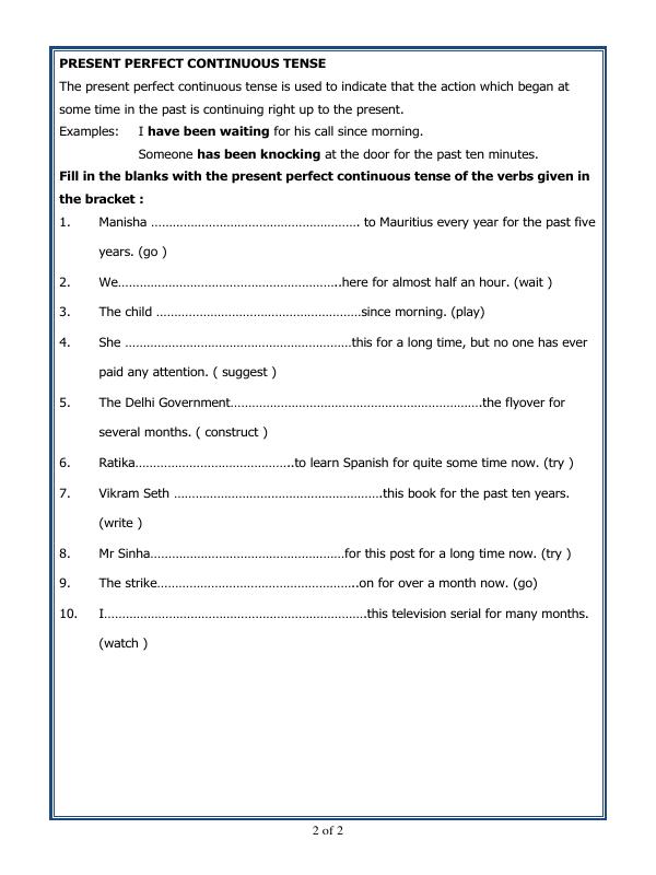 A2Zworksheets:Worksheet of Tenses-02-Grammar-English