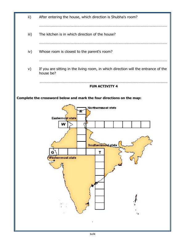 A2Zworksheets:Worksheet of Directions And Maps-Maps and Directions ...