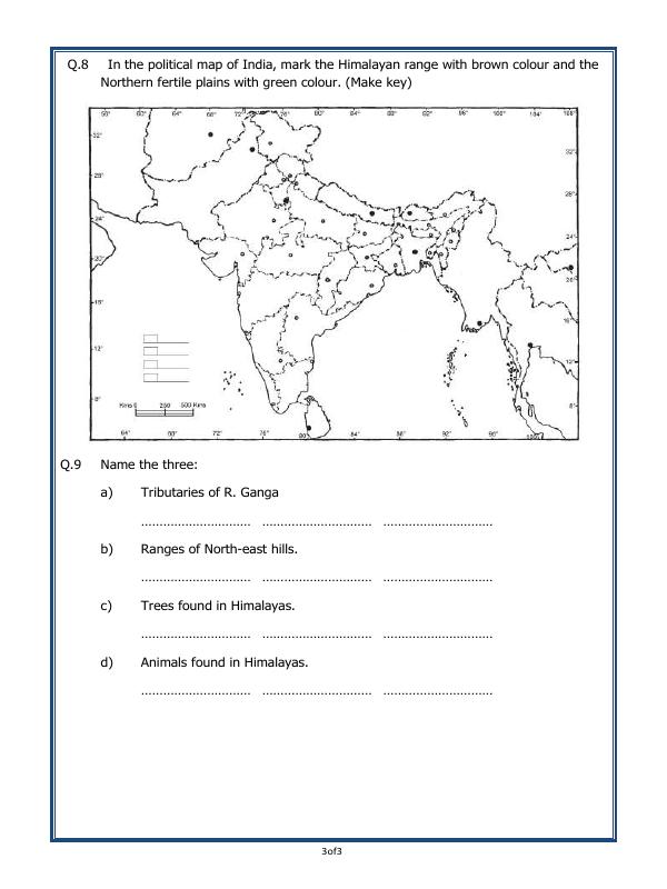 A2Zworksheets:Worksheet of The Northern Mountains And Plains ...
