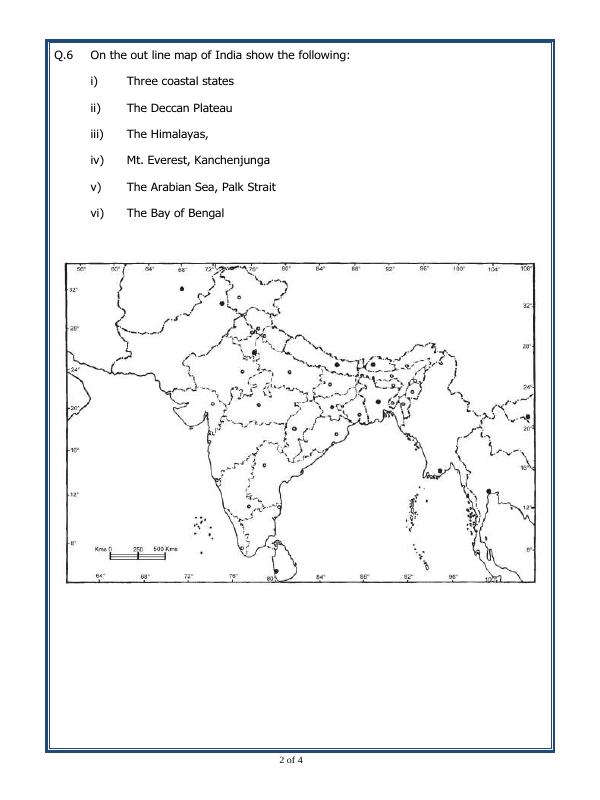 A2Zworksheets:Worksheet of Our Country - India-India and Its ...