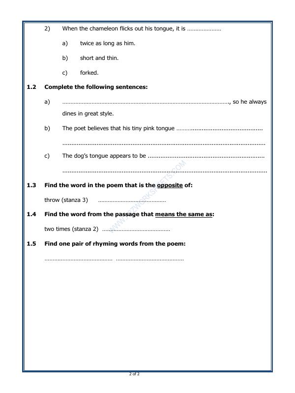 A2Zworksheets:Worksheet of Comprehension Passage-07-Reading-English