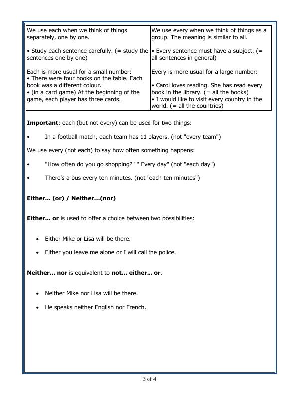 A2Zworksheets:Worksheet of Determiners-Grammar-English