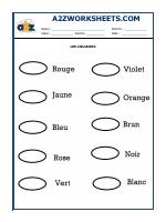 A2Zworksheets:Worksheet of french