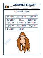 A2Zworksheets:Worksheet of english