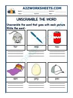 A2Zworksheets:Worksheet of reading-and-writing