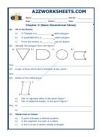 A2Zworksheets:Worksheet of basic-geometrical-ideas
