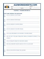 A2Zworksheets:Worksheet of change-around-us