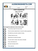A2Zworksheets:Worksheet of story-writing