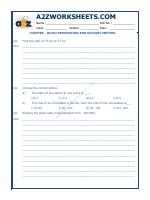 A2Zworksheets:Worksheet of ratio-proportion