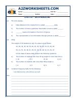 A2Zworksheets:Worksheet of data-handling