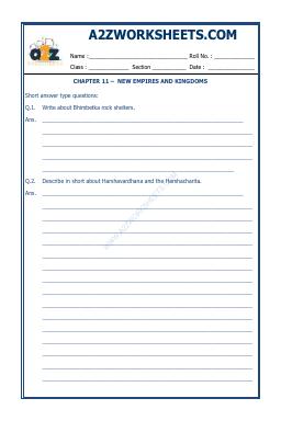 A2Zworksheets:Worksheet of new-empires-and-kingdoms