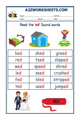 A2Zworksheets:Worksheet of sound-words