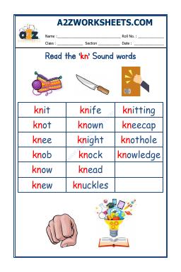 A2Zworksheets:Worksheet of sound-words