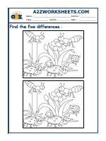 A2Zworksheets:Worksheet of find-the-difference