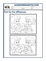 A2Zworksheets:Worksheet of find-the-difference