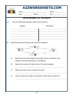 A2Zworksheets:Worksheet of the-movements-of-the-earth