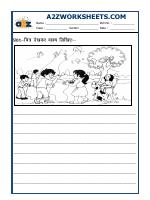 A2Zworksheets:Worksheet of hindi-creative-writing